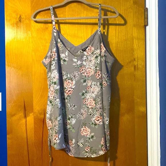torrid | Tops | Torrid Floral Cami Tank With Tie Back | Poshmark